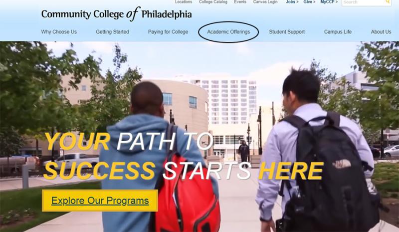 Registering for Courses through MyCCP (ESL) | Community College of ...