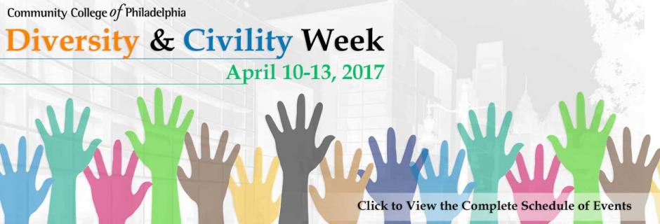 Diversity and Civility Week 2017 | Community College of Philadelphia