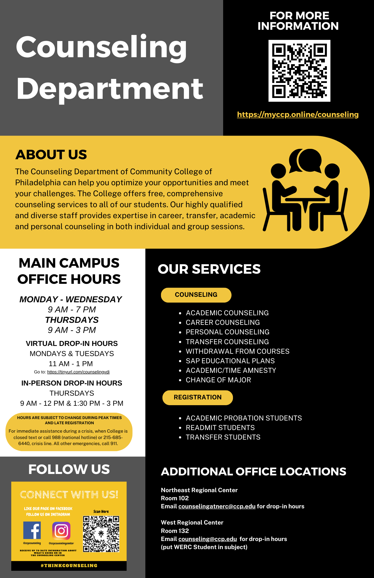 Counseling | Community College of Philadelphia